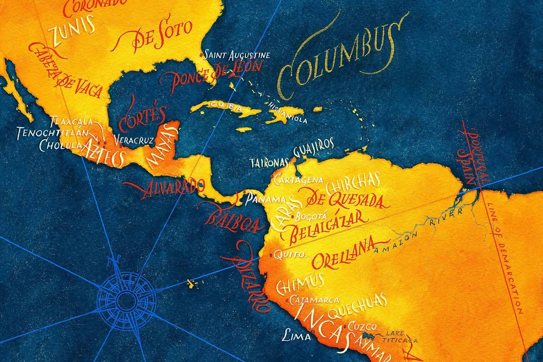 Map Illustration - James Laish — Custom Map Illustration and Hand Lettering