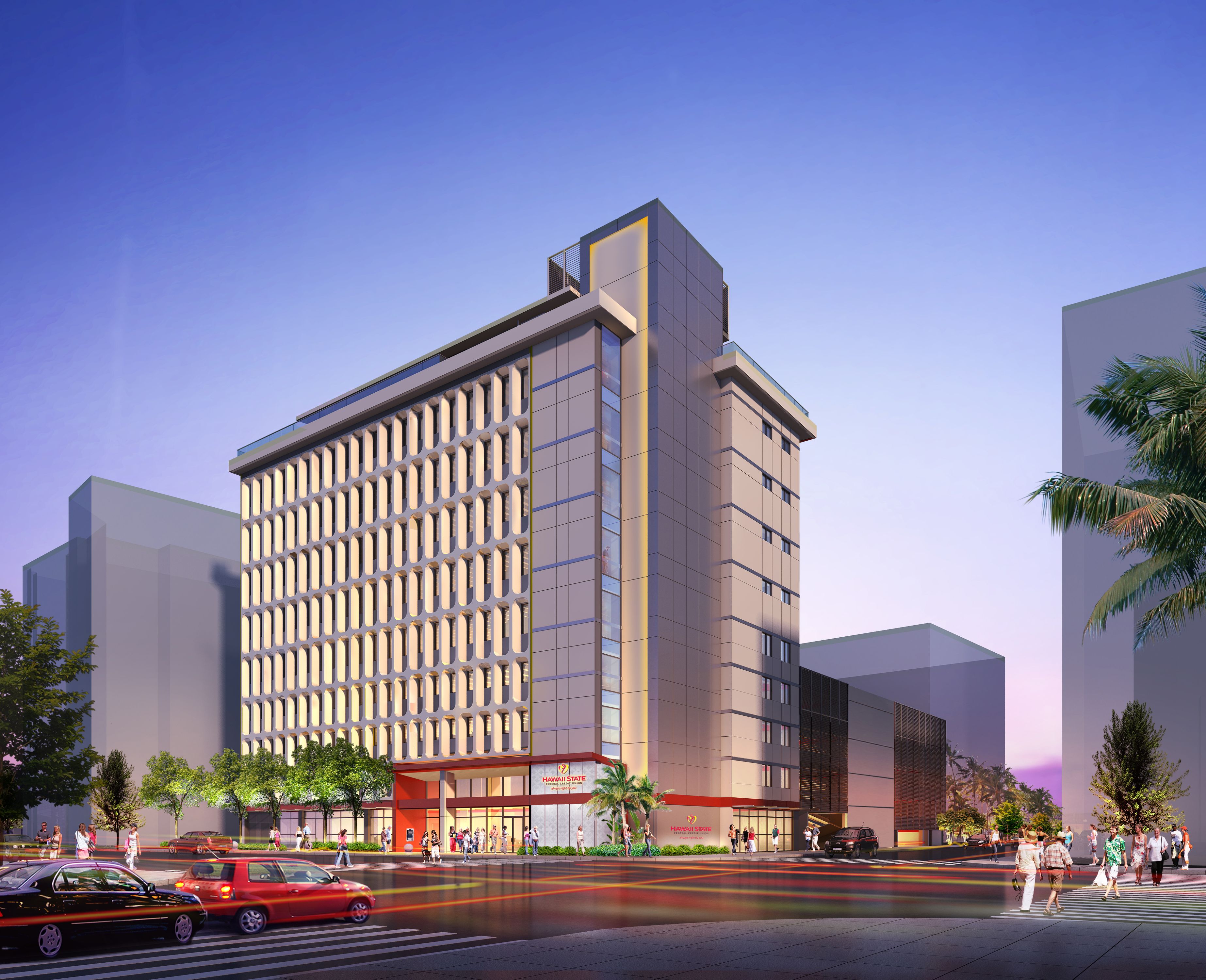Hawaii State Federal Credit Union Headquarters - hiarchy llp
